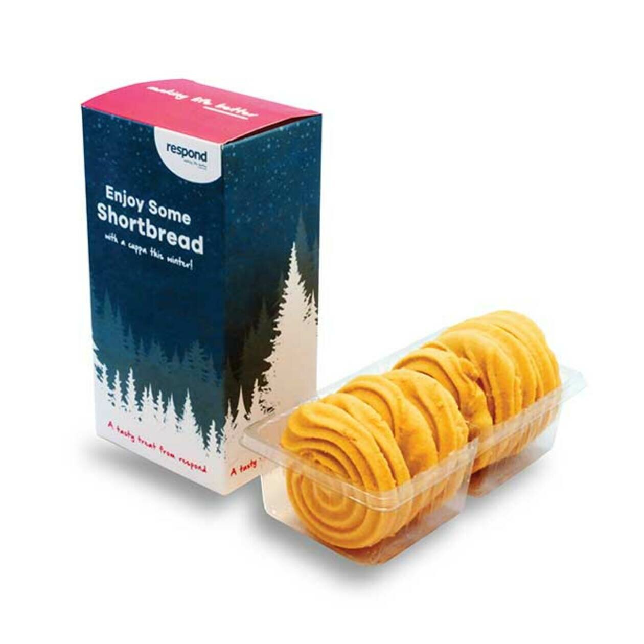 150g Box of Shortbread Biscuits Branded by Redbows