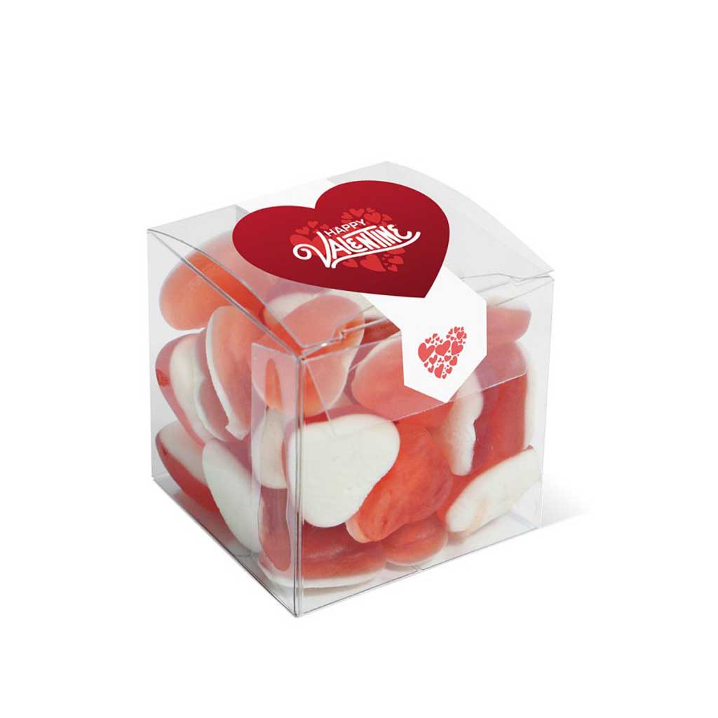 Haribo Heart Throbs Clear Cubes | Sweets | Redbows Ltd