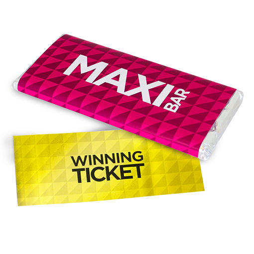 Maxi Bars with Winning Tickets | Chocolate Bars | Redbows Ltd