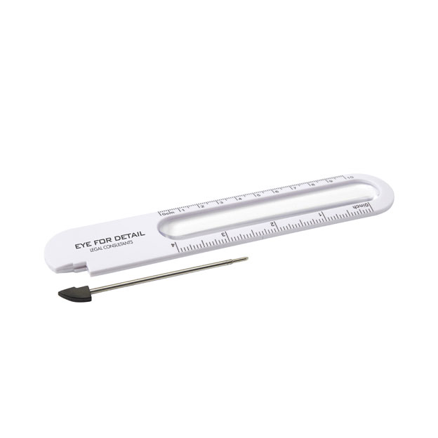 Ruler 10cm With Mangifying Glasses | Rulers | Redbows Ltd