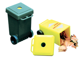 Dustbin Sharpeners | Pencil Sharpeners | Redbows Ltd