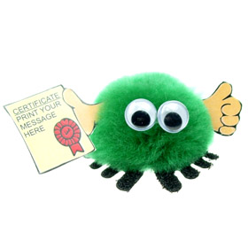 Promotional Certificate Bugs | Size GB5 | Printed With Your Logo