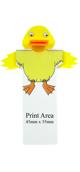 Printed Duck Bookmarks | Printed Promotional Foam Characters