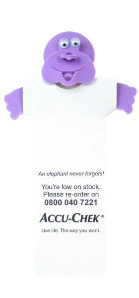 Uncle Bookmarks | Printed Promotional Foam Characters