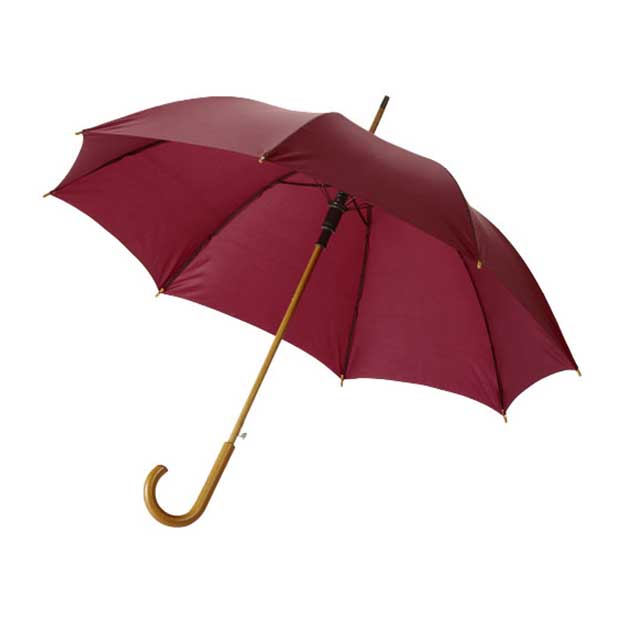 Kyle 23inch Auto Open Umbrella Wooden Shaft and Handles | Umbrellas ...
