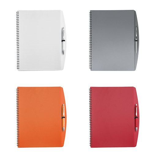 A4 Spiral Notebooks Branded by Redbows