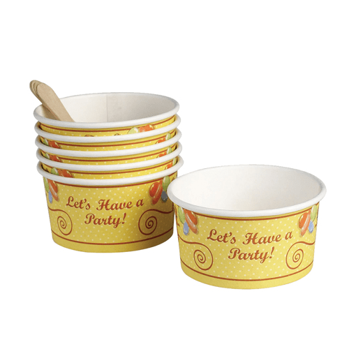 Ice Cream Pots - 16ozs Branded by Redbows